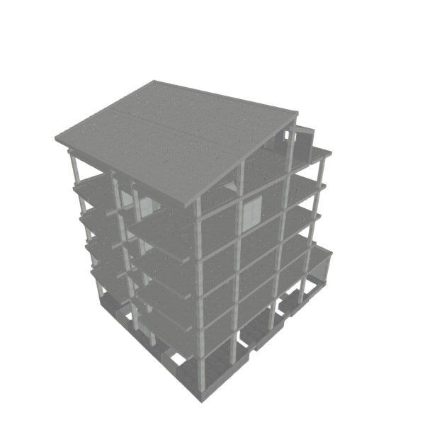 Edificio de viviendas - Diseño estructural - BIMserver.center